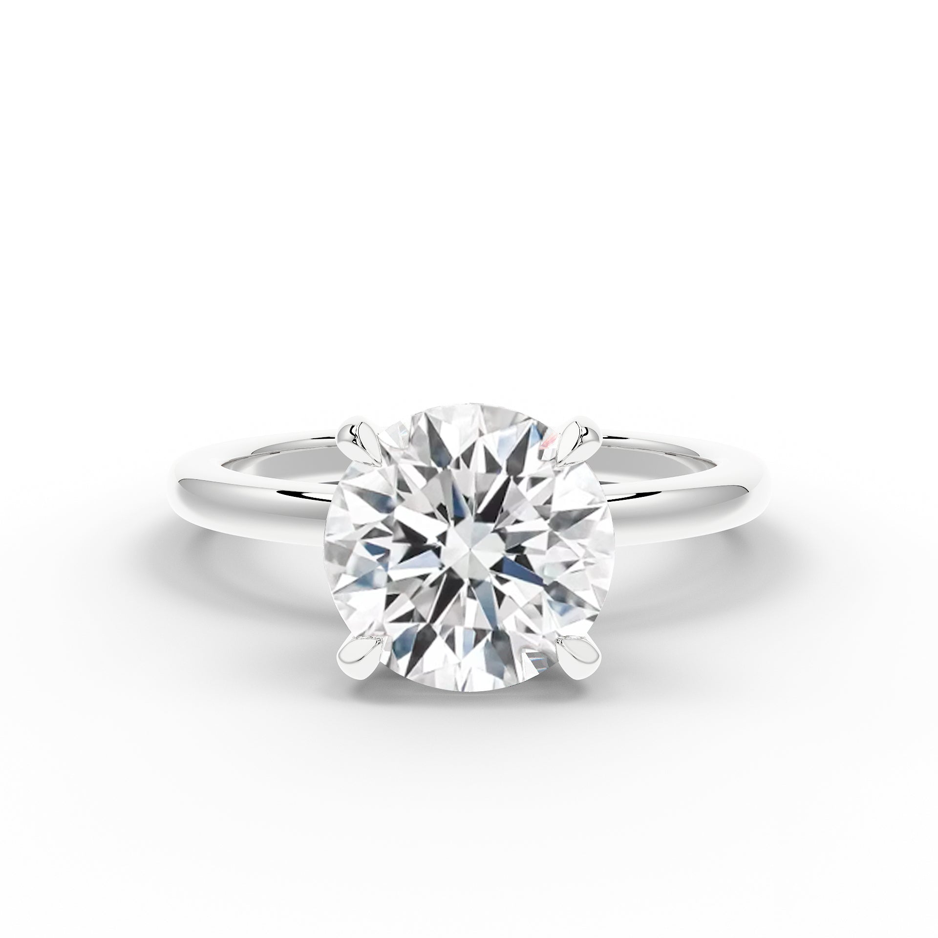 The Nova Hidden Halo | Round Brilliant Cut (4 Claw) – Diamond Palace Online